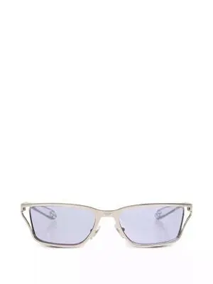 DIESEL® Rectangle Frame Sunglasses - Silver