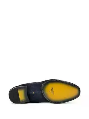 DOUCAL'S Braided-lacing Suede Loafers