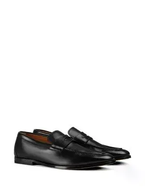 DOUCAL'S Leather Loafers - Black