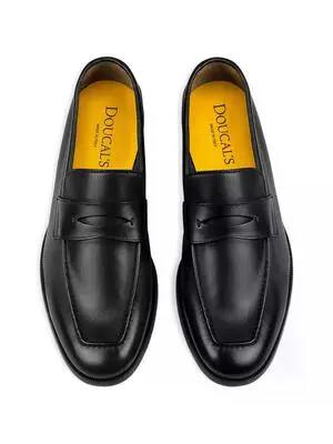 DOUCAL'S Leather Loafers - Black