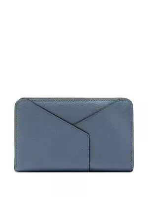 LANCEL Enveloppe Rectangular Zip Wallet - Blue
