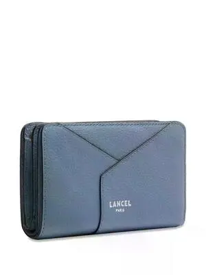 LANCEL Enveloppe Rectangular Zip Wallet - Blue