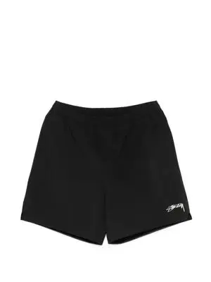StÜssy Logo Shorts - Black