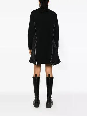 Sacai Sponge Mini Dress - Black