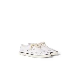 Miu Miu Embroidered Drill Sneakers