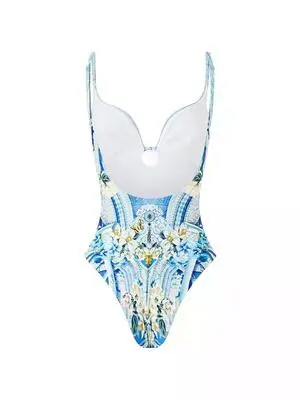 Camilla Keyhole Ruffled Swimsuit
