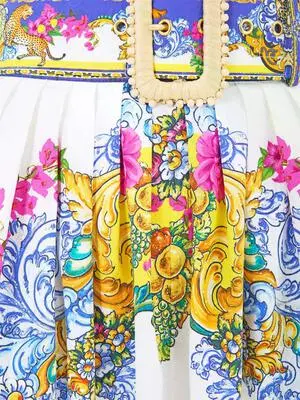 Camilla Milla In Sevilla Belted Midi Skirt