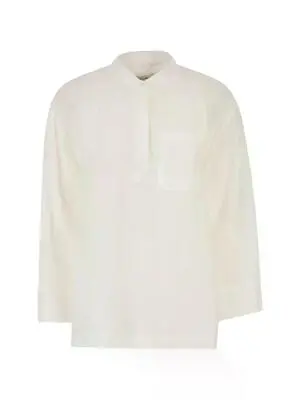 Max Mara Pocket Linen Shirt - White