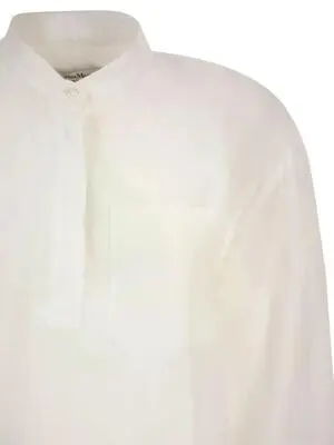 Max Mara Pocket Linen Shirt - White