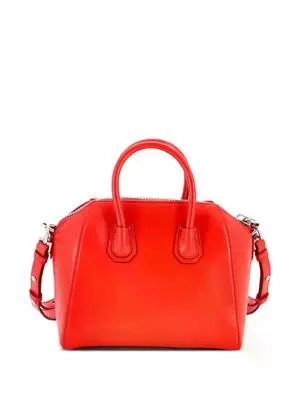 Givenchy Antigona Glazed Leather Mini Satchel - Red
