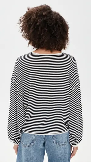 FRAME The Stripe Slouchy Sweater
