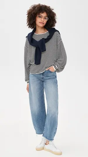 FRAME The Stripe Slouchy Sweater