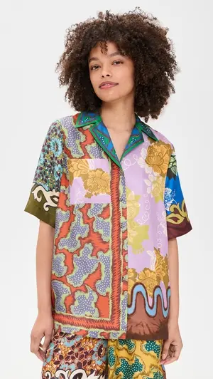 ALEMAIS Arnie Silk Shirt