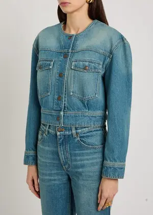 Chloé Cropped Denim Jacket