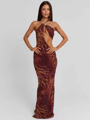 OUTCAST Adela Rayella Maxi Dress