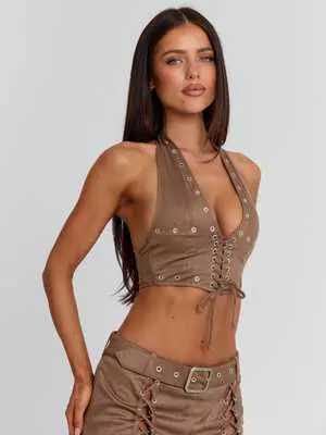OUTCAST Mason Halter Top