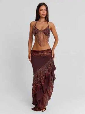 OUTCAST Rosailina Maxi Skirt