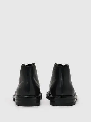 REISS Clarkson Leather Chukka Boots