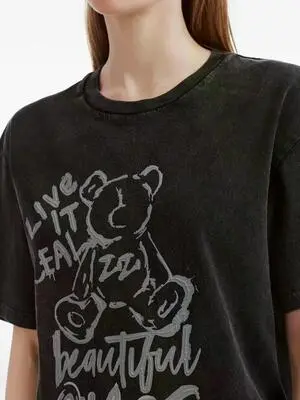 Izzue Graphic-print T-shirt - Black