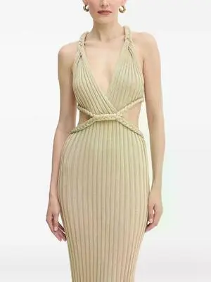 Guess Braided Cutout Maxi Dress