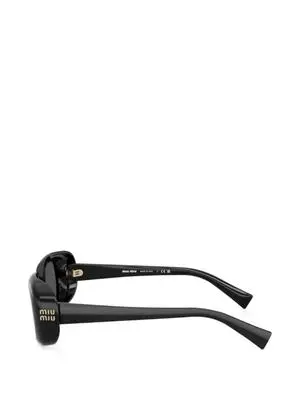 Miu Miu Square Frame Sunglasses - Black