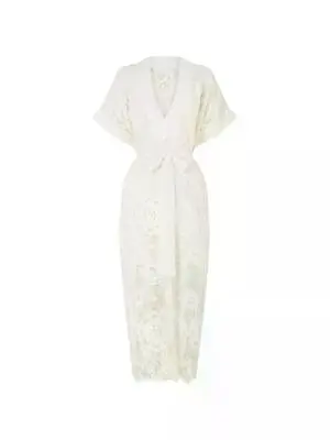 Camilla Lace Kaftan - Neutrals