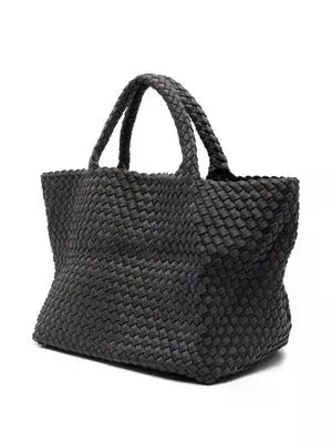 MARREA Medium Slate Whisper Woven Handle Tote Bag