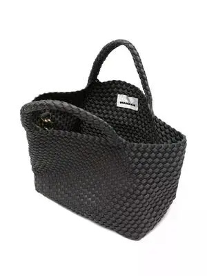 MARREA Medium Slate Whisper Woven Handle Tote Bag