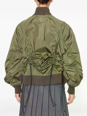 Kolor Button-fastening Bomber Jacket - Green