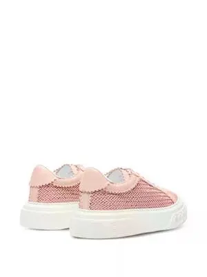 Casadei Woven Flatform Sneakers