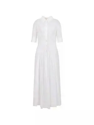 Marni Midi Shirt Dress In Organic Cotton Poplin