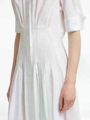 Marni Midi Shirt Dress In Organic Cotton Poplin