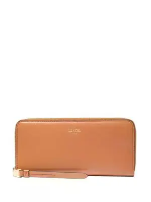 LANCEL Zip-around Leather Wallet - Brown