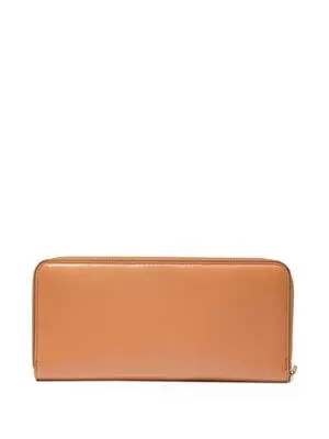 LANCEL Zip-around Leather Wallet - Brown