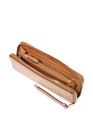 LANCEL Zip-around Leather Wallet - Brown