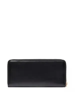 LANCEL Zip-around Leather Wallet - Black