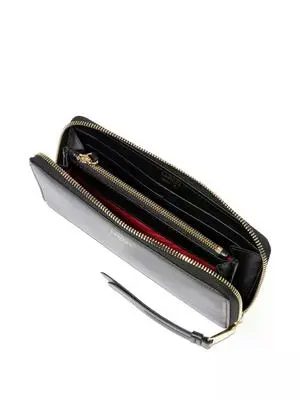 LANCEL Zip-around Leather Wallet - Black