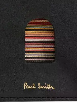 Paul Smith Striped Leather Cardholder