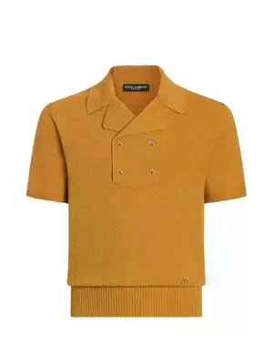 Dolce & Gabbana Men's Cotton Jacquard Polo Shirts
