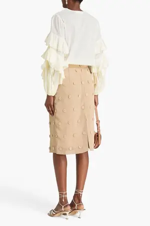 Zimmermann Cotton Ruffled Blouse