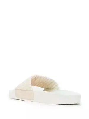 Senso Elly Ii Logo-embroidered Slides - Neutrals