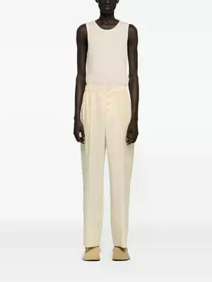 Sandro Flowy Elasticated Waist Trousers - Neutrals