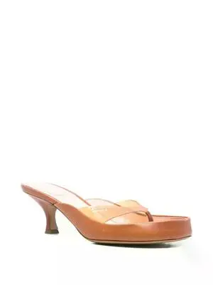 Chloé Junie Heeled Sandals - Brown