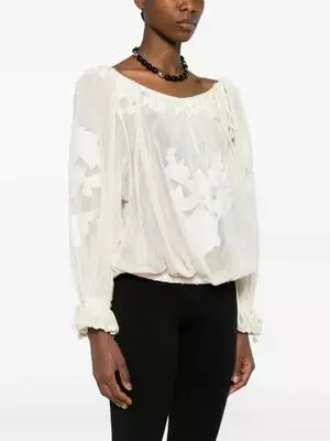 Isabel Marant Étoile Floral Appliqué Blouse