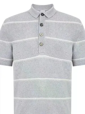 Eleventy Striped Polo Shirt