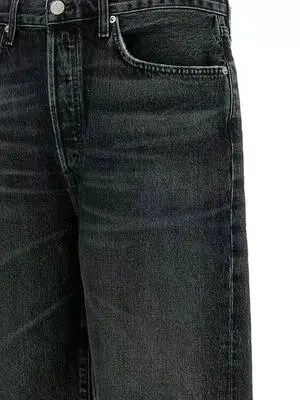 AGOLDE Anson Buttoned Shorts - Black