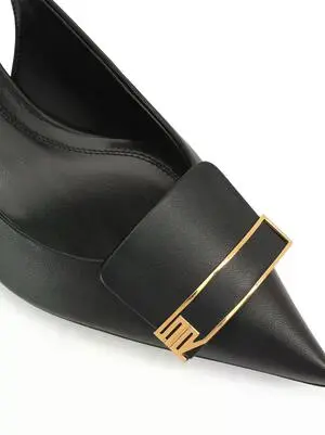SERGIO ROSSI Evolv Leather Pumps - Black