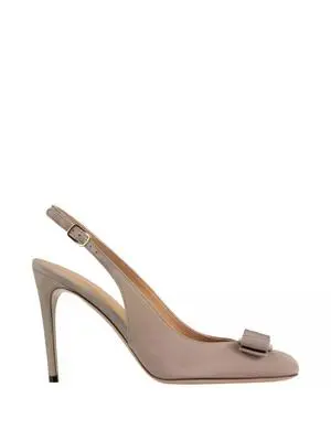 FERRAGAMO Vara Bow Slingback Pumps - Neutrals