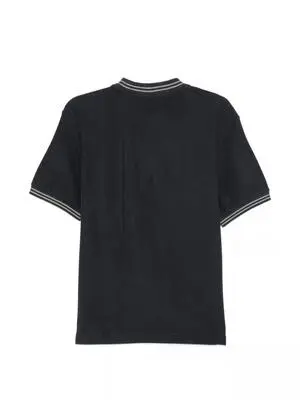 Fred Perry Logo-embroidered T-shirt - Blue