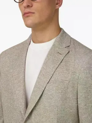 Boggi Milano Single-breasted Blazer - Brown